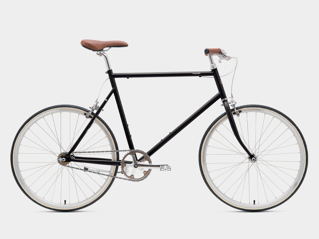 Straight Handlebar, Silver | tokyobike